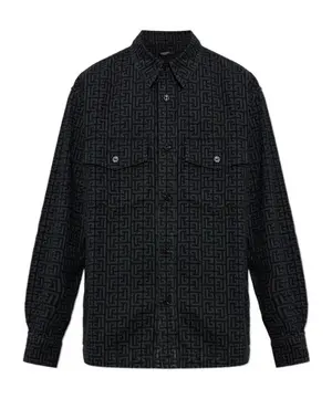 Balmain Long-sleeved Shirt - Black