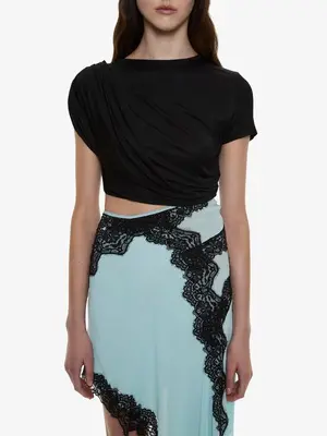 Christopher Esber Verve Twisted Tee Mini Dress