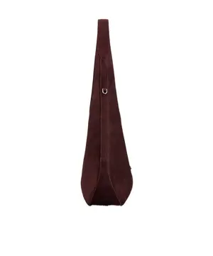 ROGER VIVIER Belle Vivier Small Hobo Bag In Suede