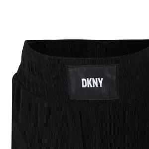 Dkny Logo Appliqué Pleated Trousers