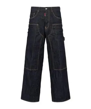 Dsquared2 Japanese Rinse Baggy Carpenter Jeans - Blue