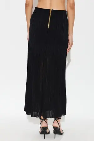 Balmain Elastic Waist Midi Skirt