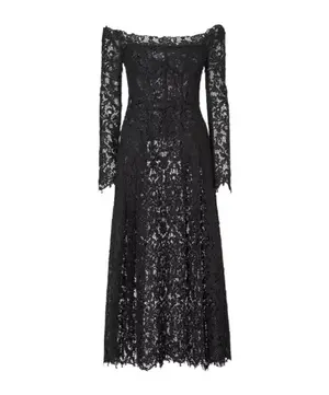 Fendi Macramé Lace Dress