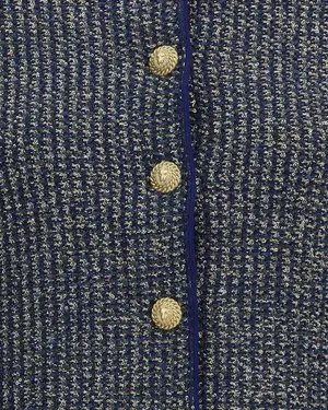 Balmain Sequinned Cropped Cardigan