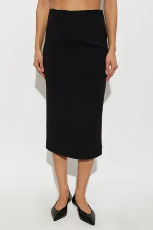 Max Mara Slit Midi Skirt