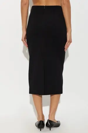 Max Mara Slit Midi Skirt