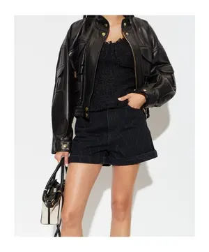 Balmain Chain-strap Tweed Top