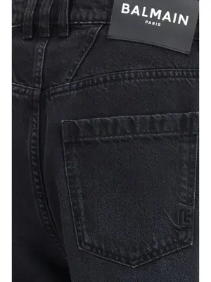 Balmain Straight-leg Denim Jeans