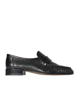 THE ROW Round-toe Loafers - Black