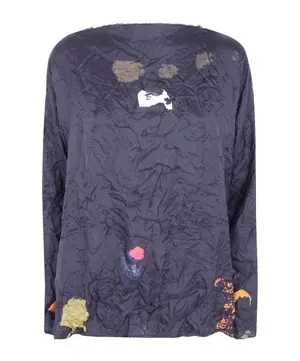 DANIELA GREGIS Long-sleeved Cover-up - Gray