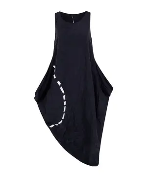 MARIA CALDERARA Sleeveless Round Neck Dress