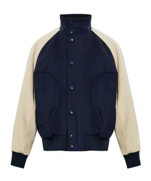 Balmain Long-sleeve Casual Jacket - Navy Blue