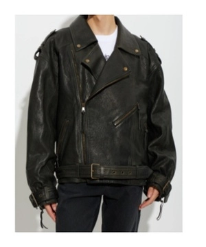 Balmain Long-sleeve Leather Jacket