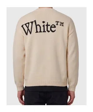 Off-White Long-sleeved Sweater