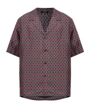 Balmain Short-sleeved Shirt - Wine Red