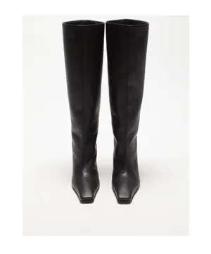 Acne Studios Logo Debossed High Heel Boots