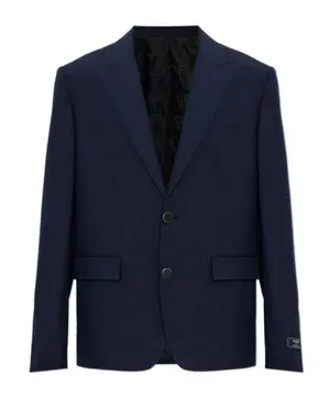 Balmain Long-sleeve Blazer - Navy Blue