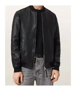 ALLSAINTS Zip-up Leather Bomber Jacket