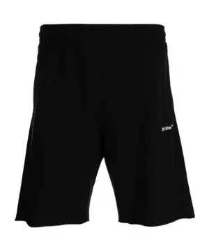 Off-White Single Arrow Cotton Track Shorts