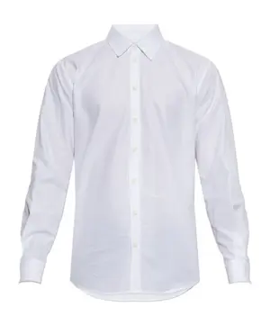 Dsquared2 Collared Long-sleeved Shirt - White