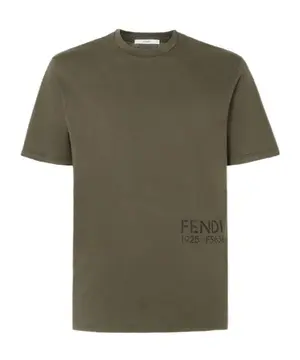 Fendi Logo-print Cotton T-shirt