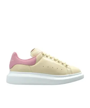 Alexander McQueen Lace-up Low-top Casual Shoes - Nude