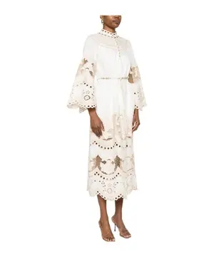 Zimmermann Embroidered Midi Dress