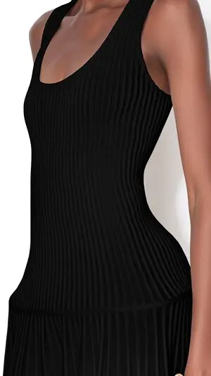 Alaïa Wool Crinoline Dress