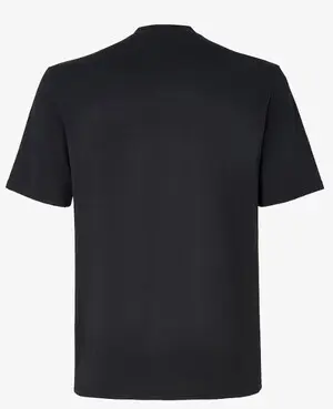Fendi Logo Printed Crewneck T-shirt - Black