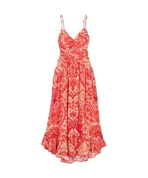 Farm Rio Sleeveless Dress - Red
