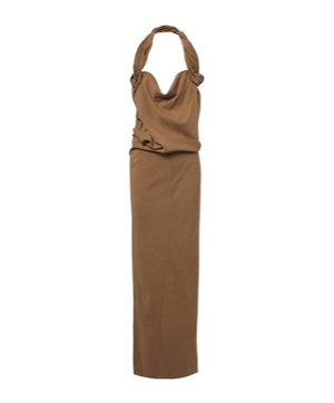 Magda Butrym Floral Appliqué Wool-blend Gown - Brown