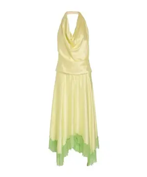 Staud Elira Midi Dress - Yellow