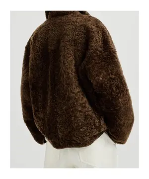 Brunello Cucinelli Fuzzy Reversible Jacket - Chocolate-colored