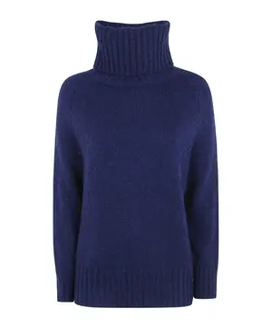 BASERANGE Turtleneck Sweater - Blue