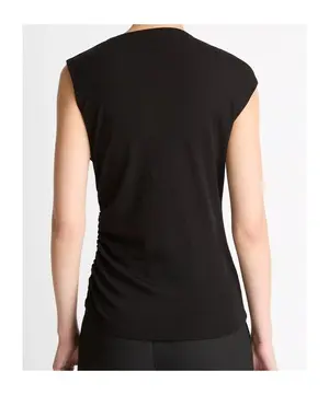 Vince Draped Gathered Blouse
