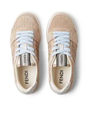 Fendi Match Low-top Sneakers - Beige