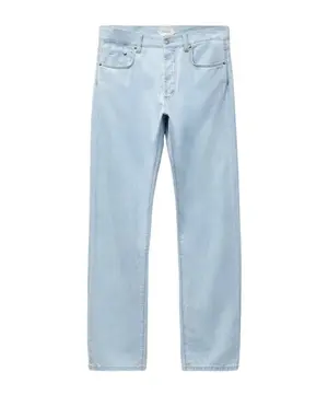 Versace Straight Leg Chambray Jeans
