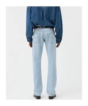 Versace Straight Leg Chambray Jeans
