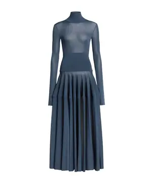 Alaïa Peplum Viscose Dress