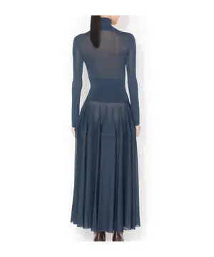 Alaïa Peplum Viscose Dress