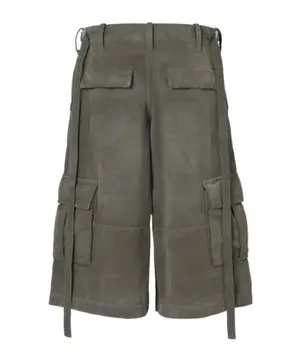 Fendi Patchwork Cotton Bermuda Shorts
