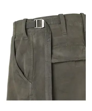 Fendi Patchwork Cotton Bermuda Shorts
