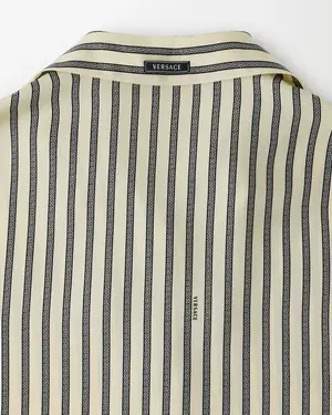 Versace Printed Silk Twill Shirt