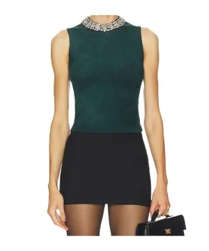 Simkhai Rema Halter Top - Emerald