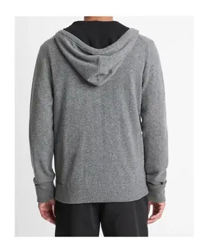 Vince Mélange-effect Zip-up Hoodie