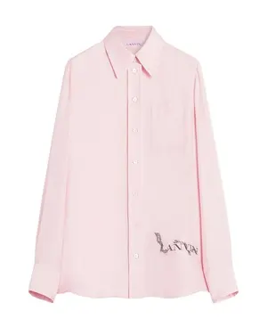 LANVIN Classic Fluid Shirt - Nude