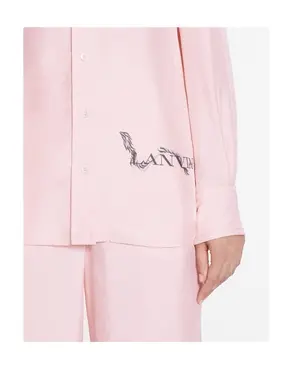 LANVIN Classic Fluid Shirt With Dragon Print