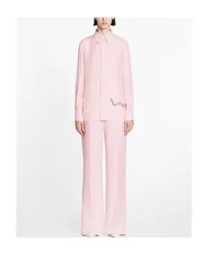 LANVIN Classic Fluid Shirt With Dragon Print