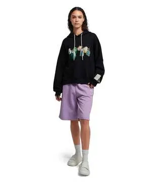 MSGM Slogan-print Organic-cotton Hoodie