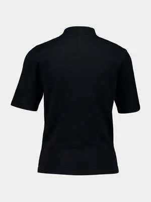 COURREGES Cut-out Merino Wool T-shirt